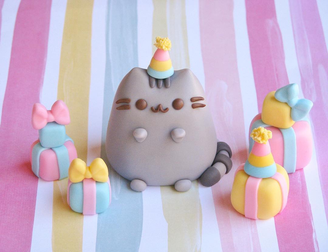 Pusheen : Fan Friday: Lynlee’s Birthday Pusheen Cake Topper