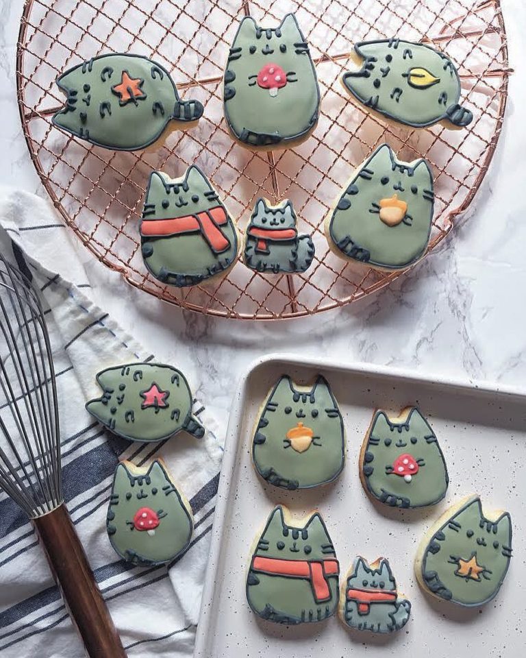Pusheen : Fan Friday: Cozy Up to These Fall Themed Pusheen Cookies