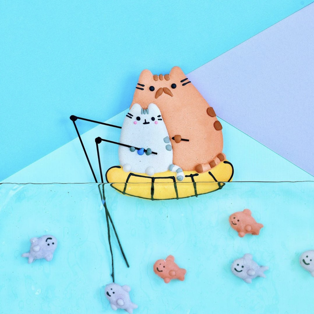 Pusheen : Fan Friday: Relax with this Tasty Tribute to Pusheen & Her Family