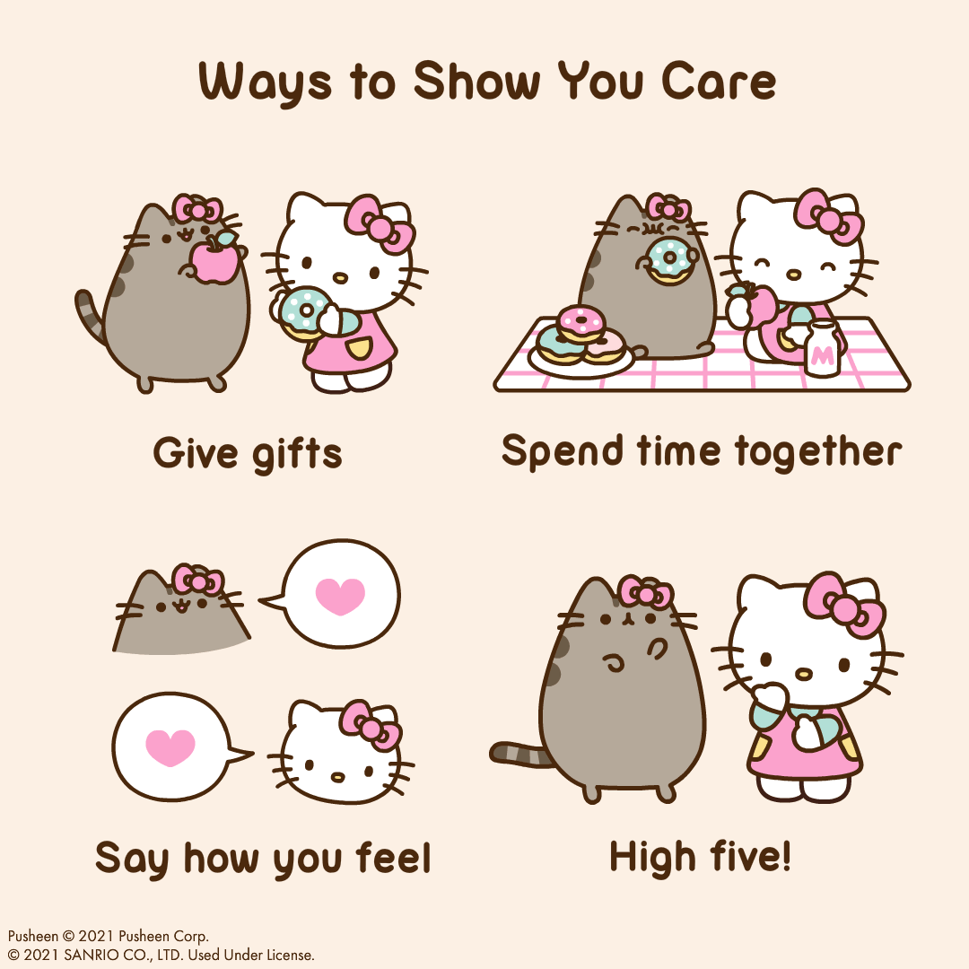 Pusheen Ways To Show You Care Pusheen Ways To Show You Care